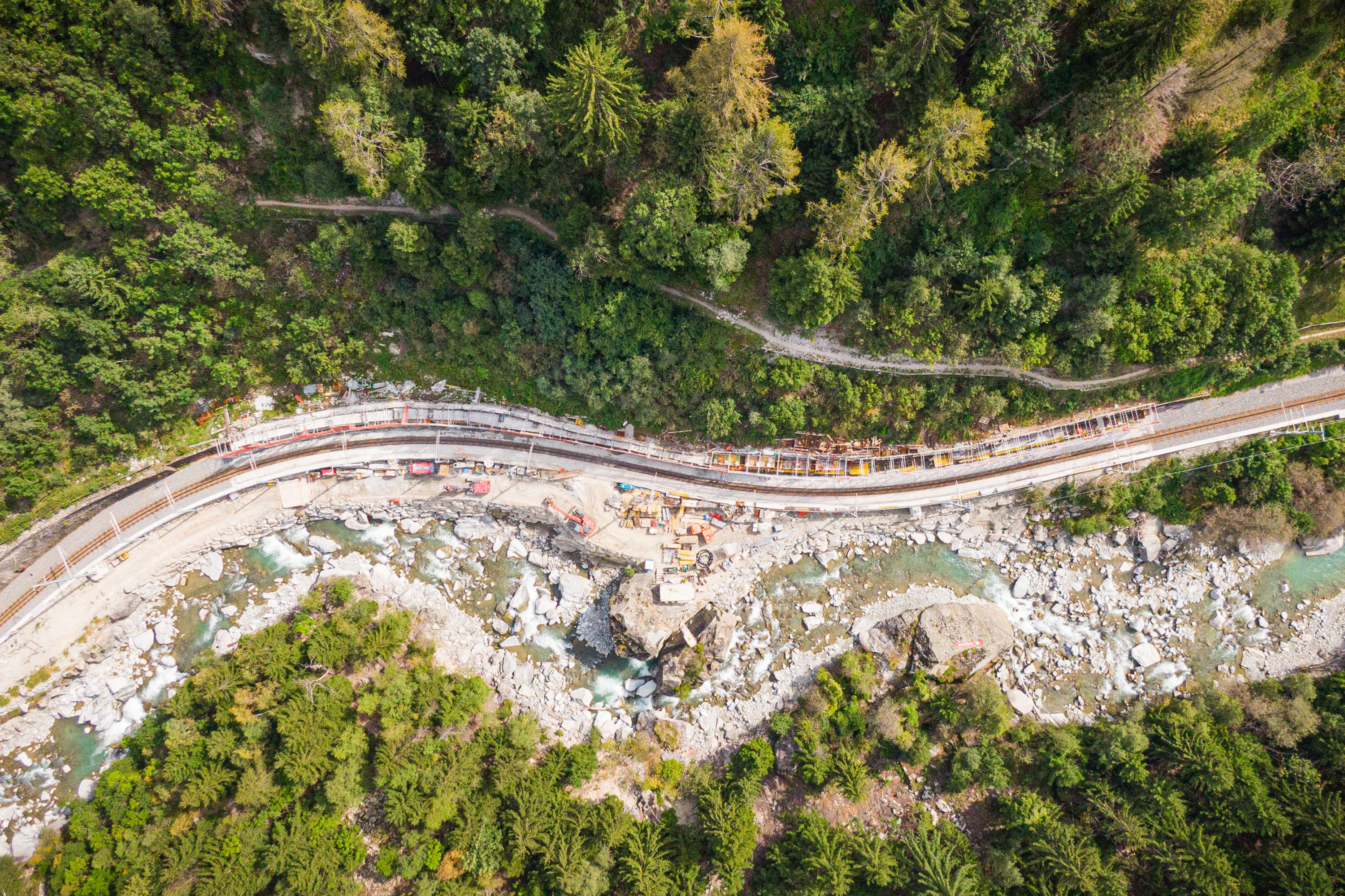 Railroad track construction with the Volken Group | Volken Group