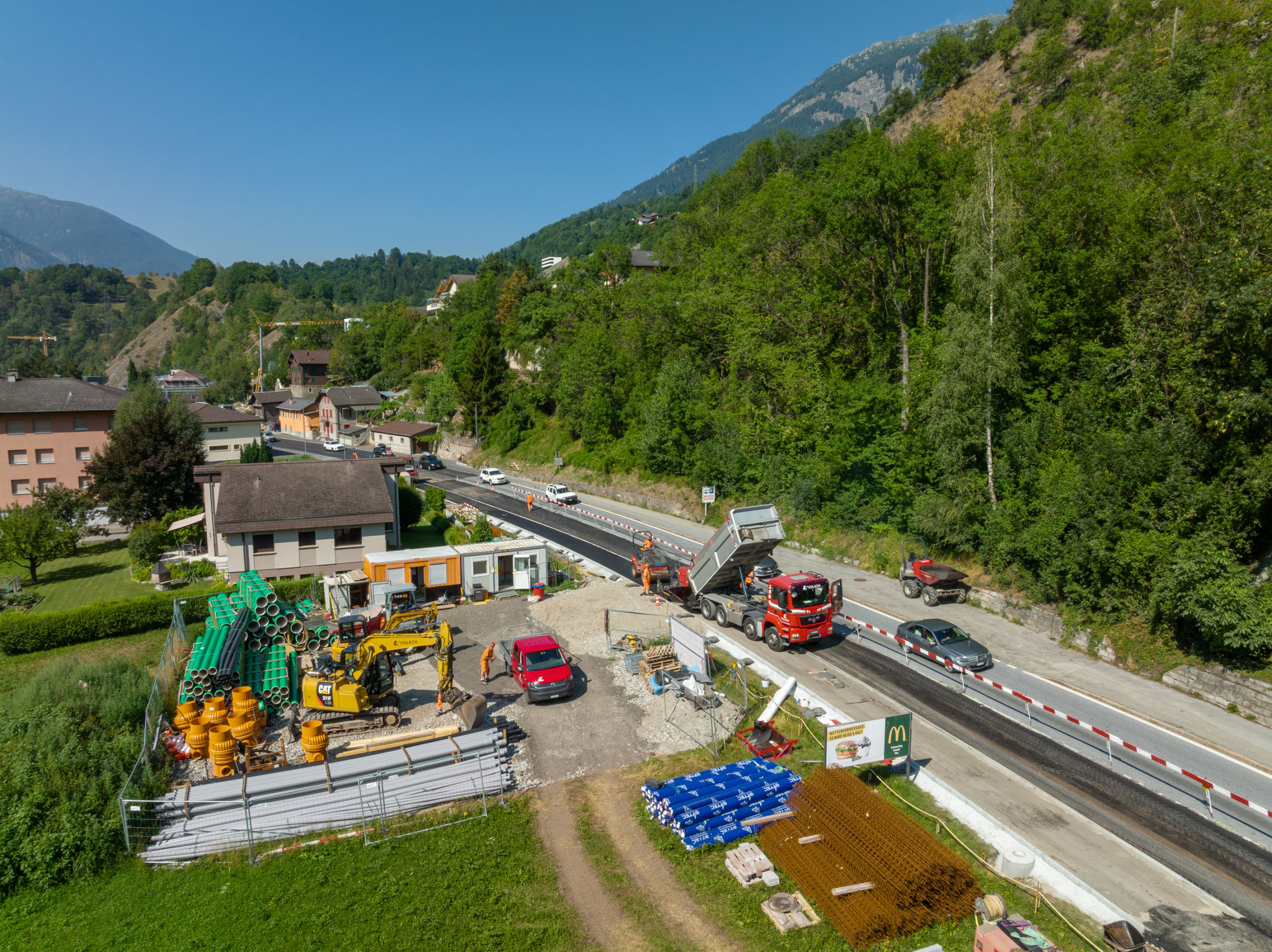 Los 2 Bitsch innerorts Anschluss West & Ost | Volken Group